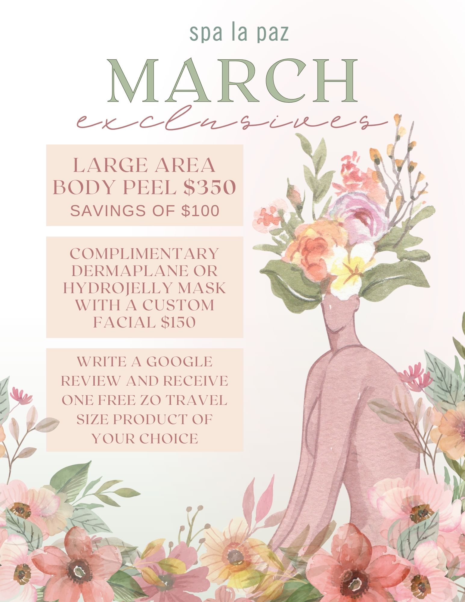 Monthy Exclusives - Spa La Paz